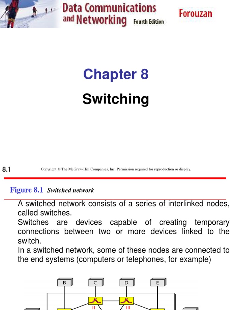 CH 08 | PDF | Packet Switching | Computer Network