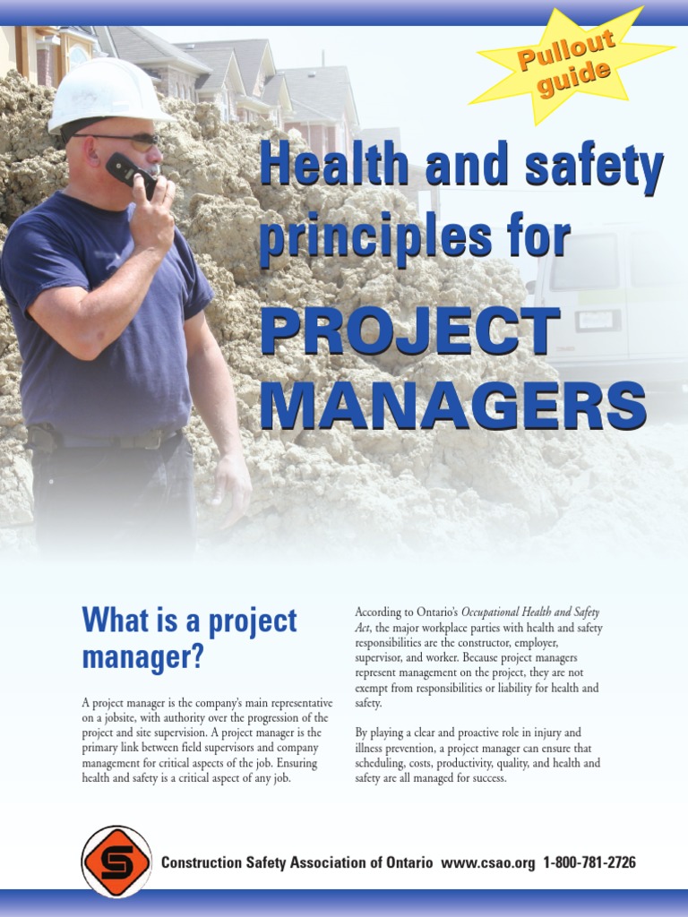 Health and Safety Principles For | PDF | Occupational Safety And Health ...