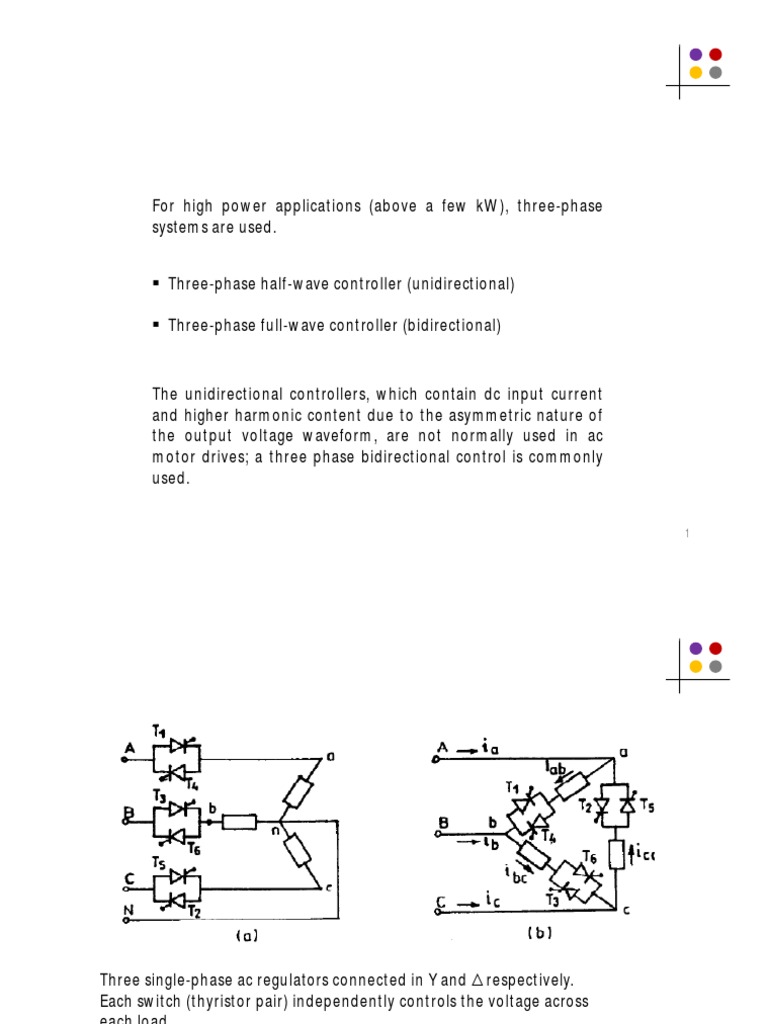 4 Three-Phase AC Voltage Controllers | PDF | Alternating Current ...