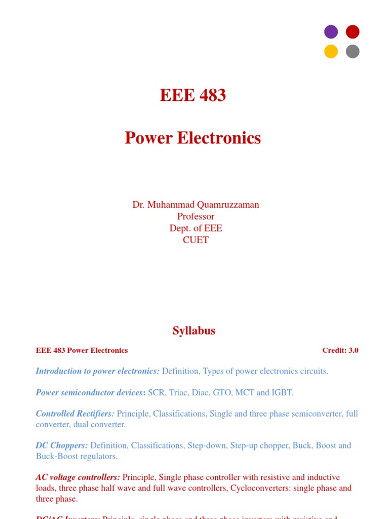 1 AC Voltage Controllers ICC | PDF | Power Electronics | Power Inverter