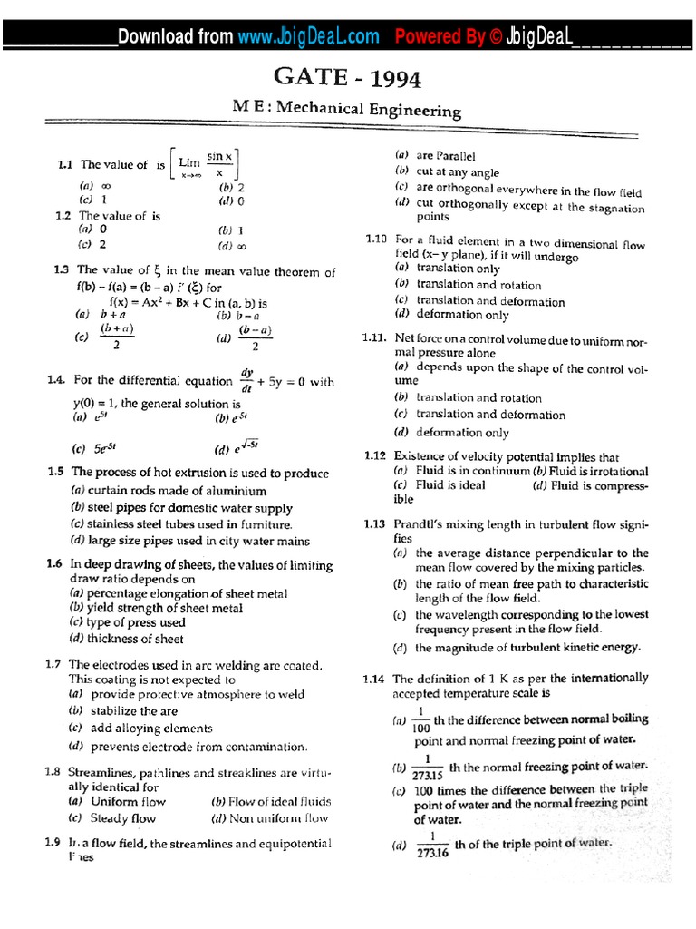 Gate Me 1994 PDF | PDF