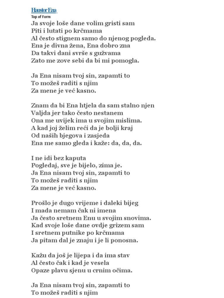Haustor Ena | PDF