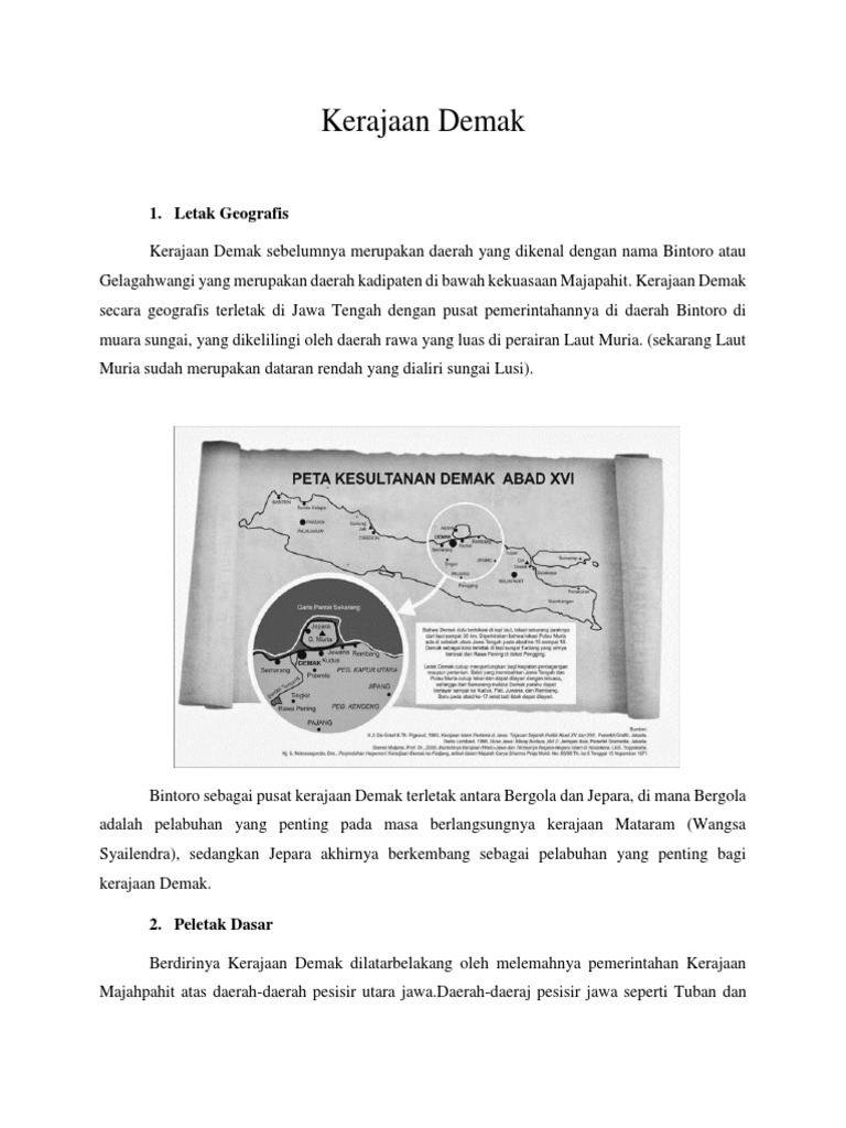 Sejarah dan Peninggalan Kerajaan Demak | PDF