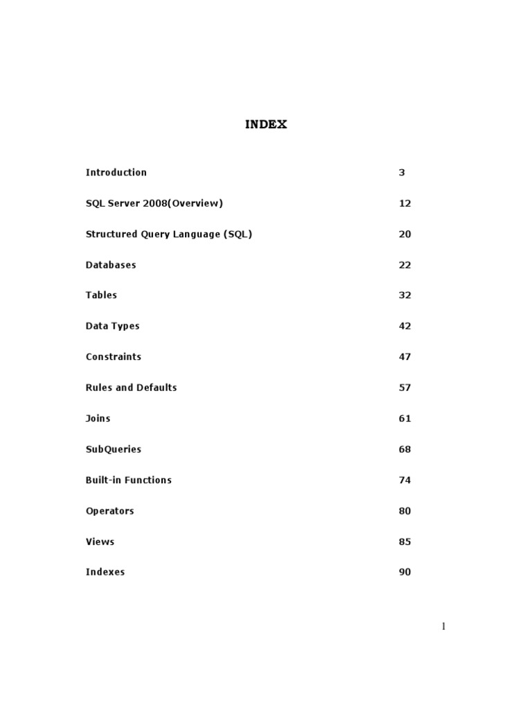 SQLServer Guide | PDF | Microsoft Sql Server | Relational Database