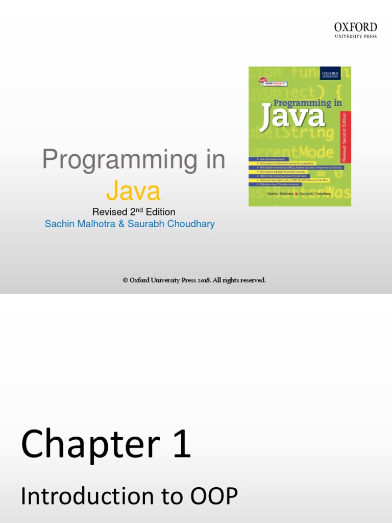 Programming In: Revised 2 Edition | PDF | Object Oriented Programming ... Programming In: Revised 2 Edition | PDF | Object Oriented Programming ...