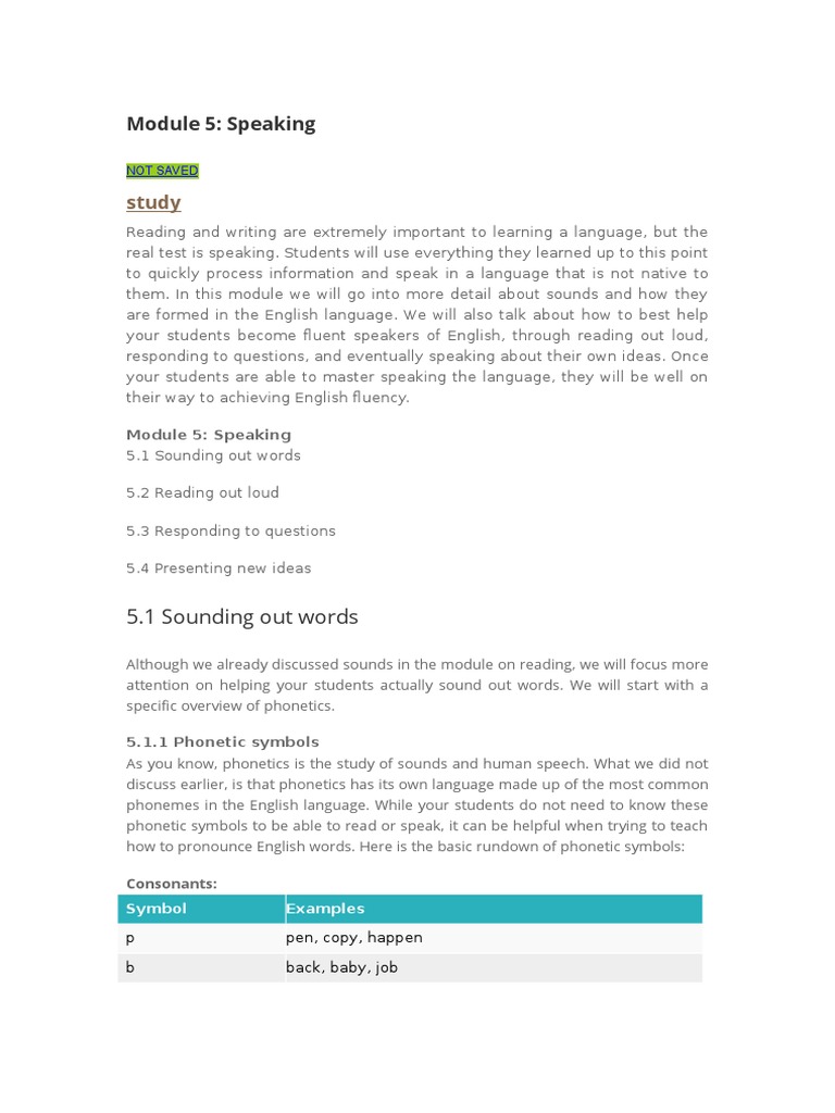 Mastering English Sounds and Speech | PDF | Mouth | Speech