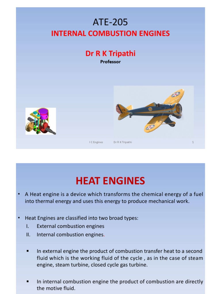 Heat Engines | PDF | Internal Combustion Engine | Steam Engine