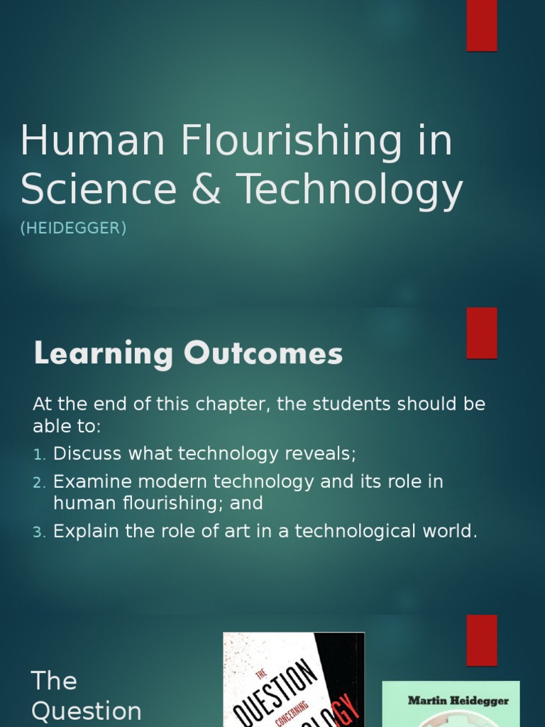 Human Flourishing in Science & Technology: (Heidegger) | Thought ... Human Flourishing in Science & Technology: (Heidegger) | Thought ...