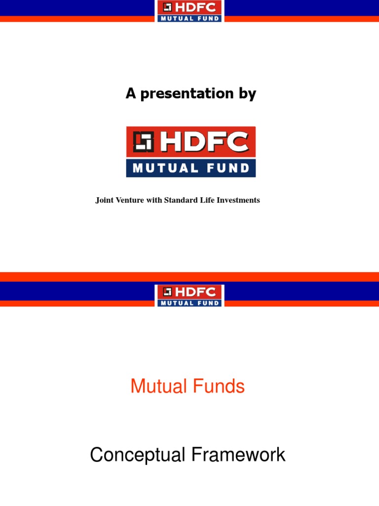 Basics of Mutual Funds-By HDFC AMC | PDF | Investment Fund | Mutual Funds