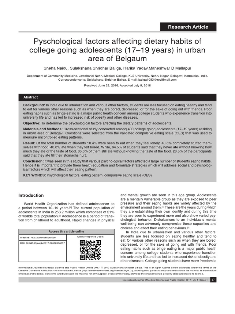 PFD Naf | PDF | Adolescence | Foods