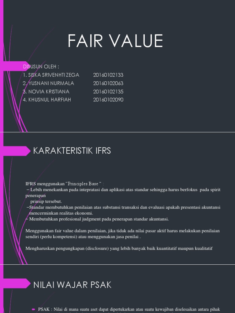 Fair Value | PDF