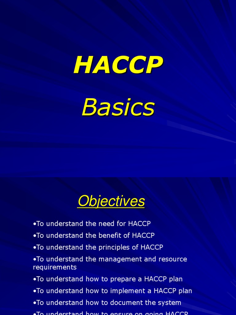 Haccp Basics | PDF | Hazard Analysis And Critical Control Points ...