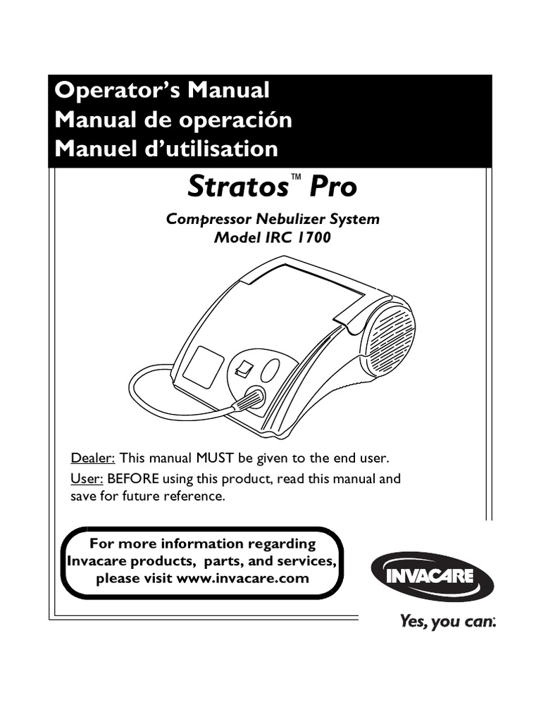 Stratos Pro Nebulizer | PDF | Ac Power Plugs And Sockets | Water