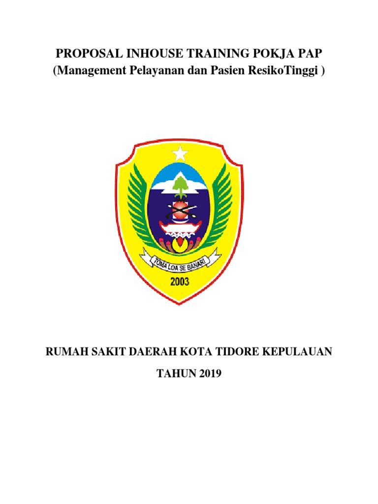 Proposal Inhouse Training Pokja Pap | PDF