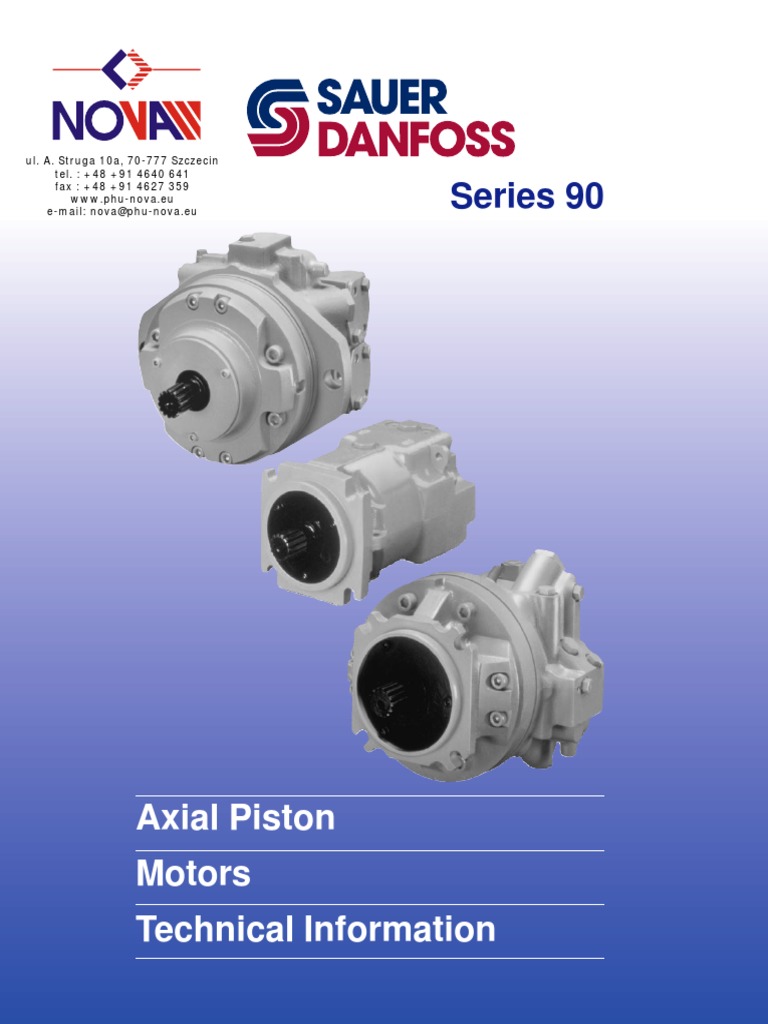 6.8 - Sauer Danfoss - Serie 90 | PDF | Pump | Engines