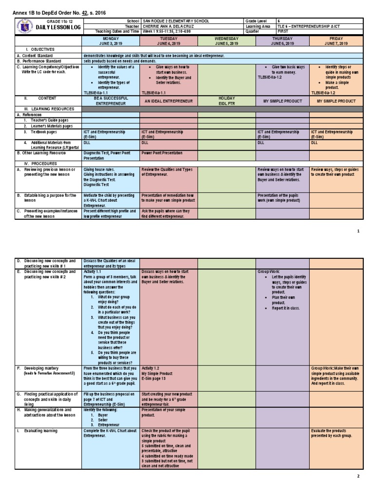 DLL Ict | PDF | Educational Technology | Teachers