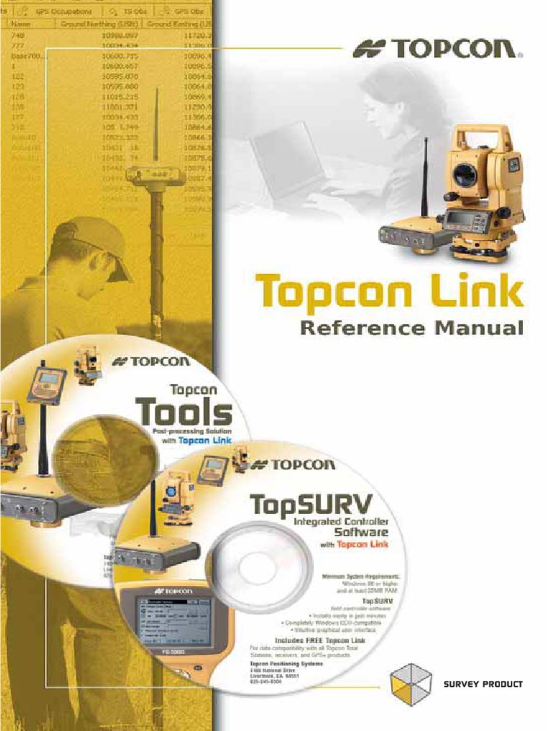 Topcon Link Reference Manual PDF | PDF | Icon (Computing) | Computer File