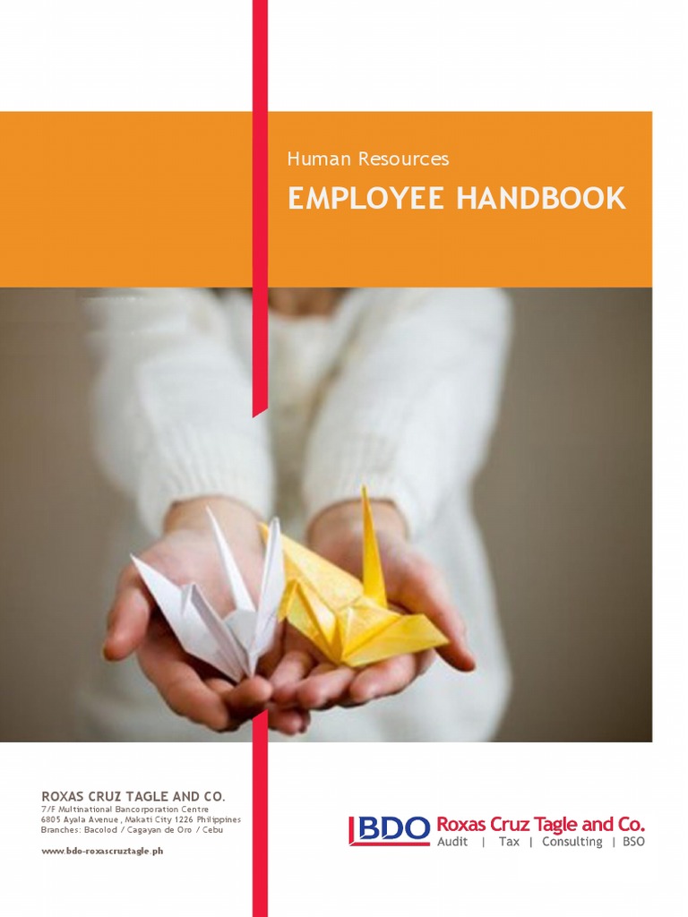 2017 Employee Handbook | PDF | Employment | Human Resources