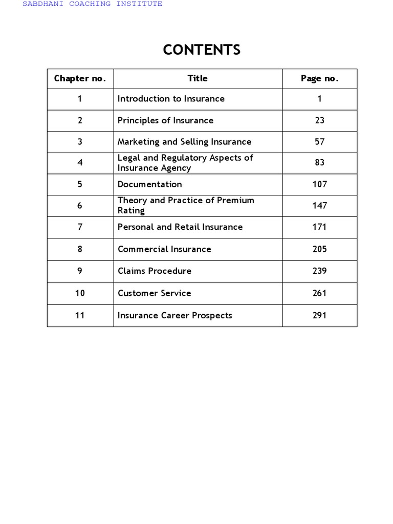 Introduction To Insurance | PDF | Insurance | Risk Management