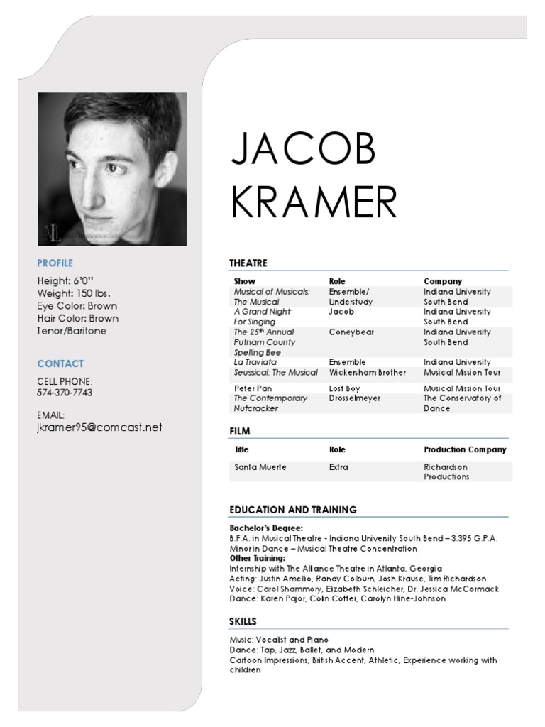 Professional Film Resume | PDF