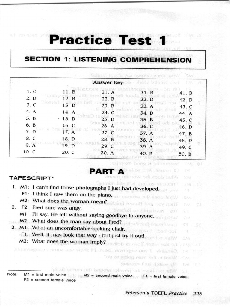 Answers To Tests 1 To 5 | PDF