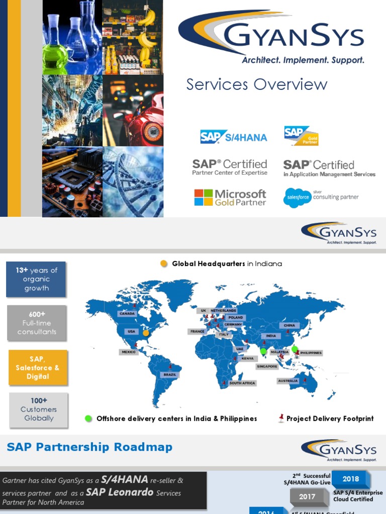 Gyansys Infotech U.S.a | PDF | Sap Se | Enterprise Resource Planning