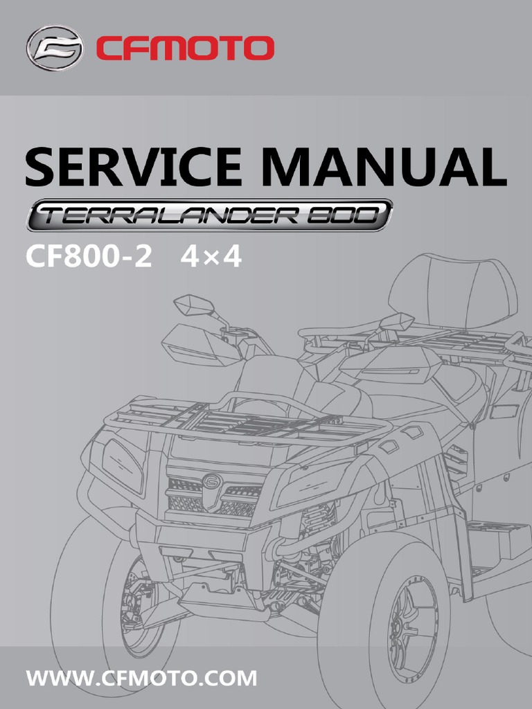 CF800-2 Maintenance and Service Guide | PDF | Transmission (Mechanics ...