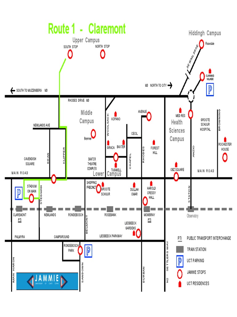 Claremont Map PDF | PDF