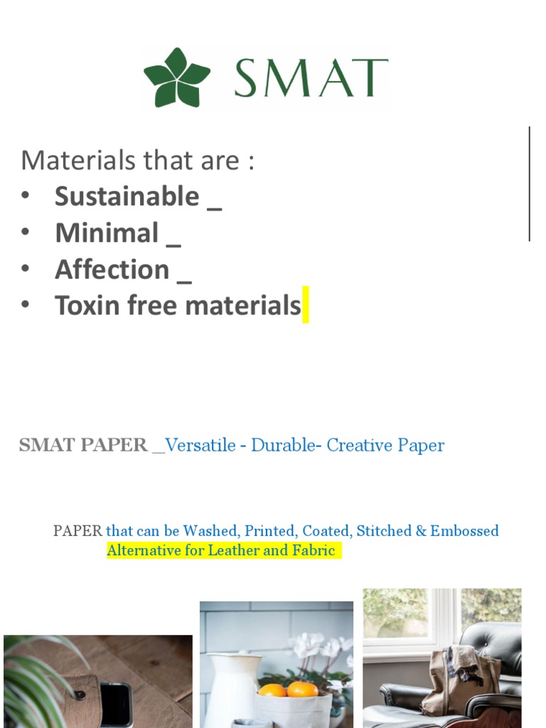 LOT31 - SMAT WASH Paper - English Version | PDF | Forest Stewardship Council | Paper