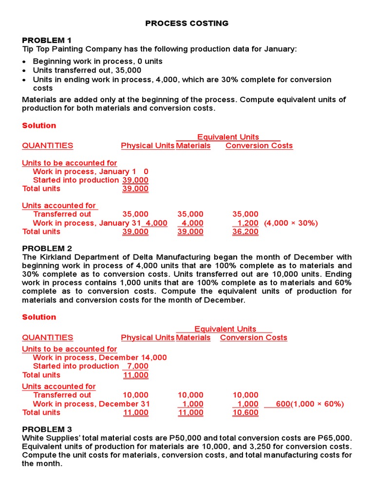120-Practice-Material Process StandardVariances ABC | PDF | Cost Of Goods Sold | Inventory