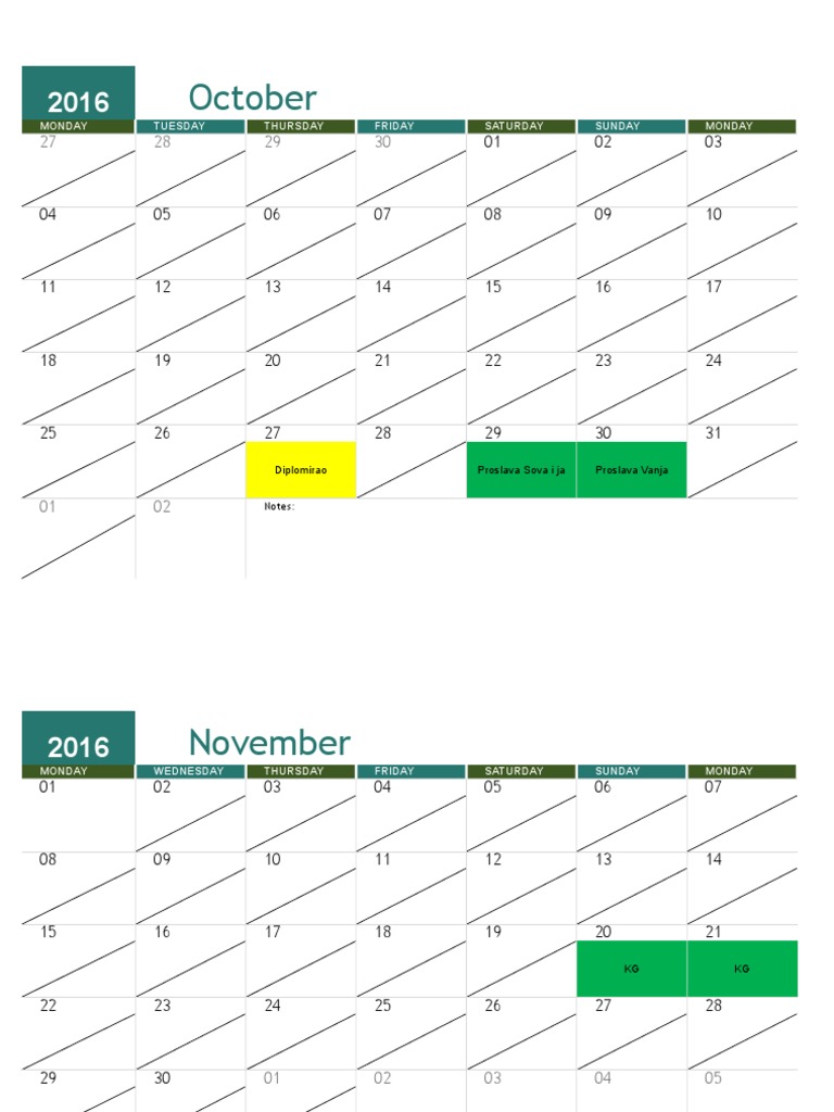 Academic Calendar (Any Year) 1 | PDF | Schools | Educational Institutions