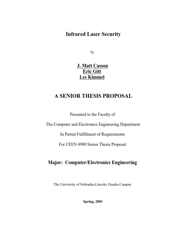 Infrared Laser Security: J. Matt Casson Eric Gitt Les Kimmel | PDF ...