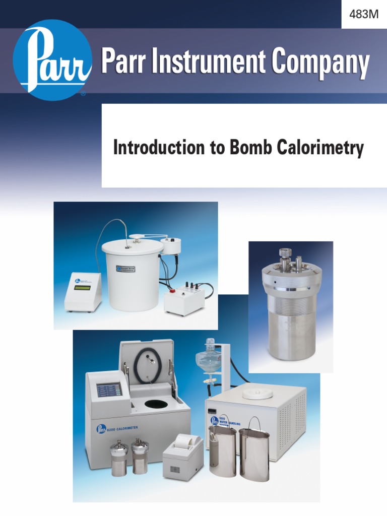 Parr Instrument Company | PDF | Calorimetry | Combustion
