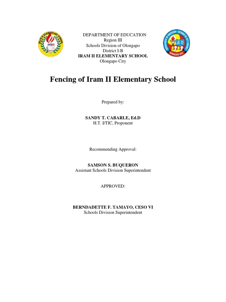 Fencing Proposal | PDF | Cognition | Business