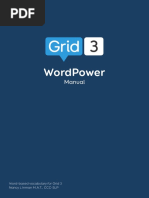 WordPower Manual For Saltillo and TouchChat | PDF | Word | Vocabulary