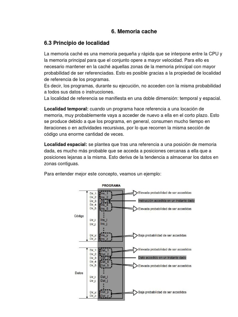 Memoria Cache | Descargar gratis PDF | Caché (Computación ...