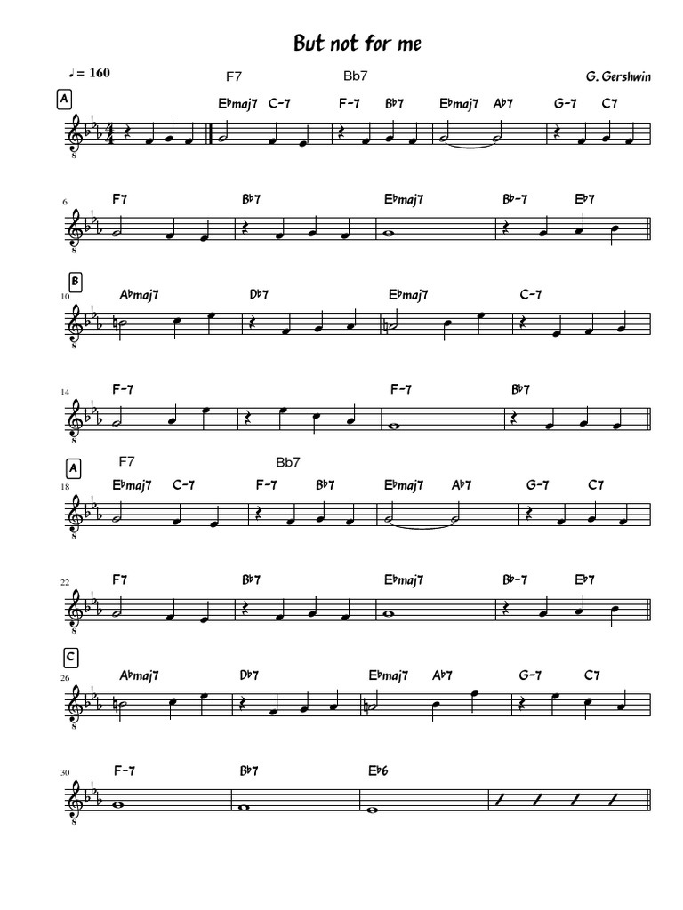 But Not For Me | PDF | Entertainment (General)