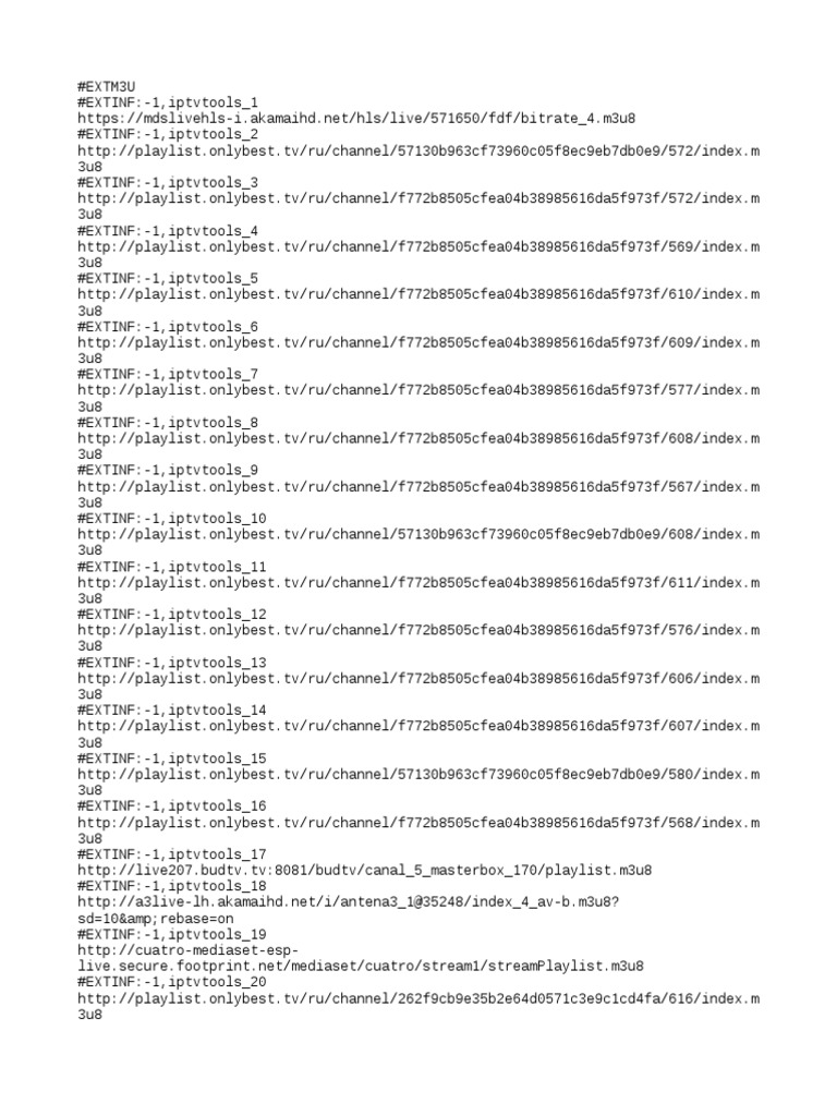 Lista M3u | PDF | Information Technology Management | Data