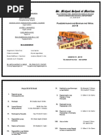 Activity Proposal For Buwan NG Wika Celebration | PDF