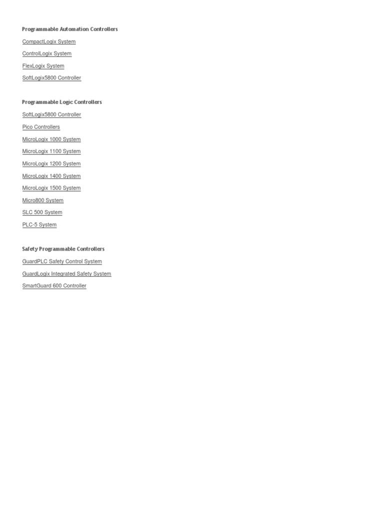 Programmable Automation Controllers | PDF | Science & Mathematics ...