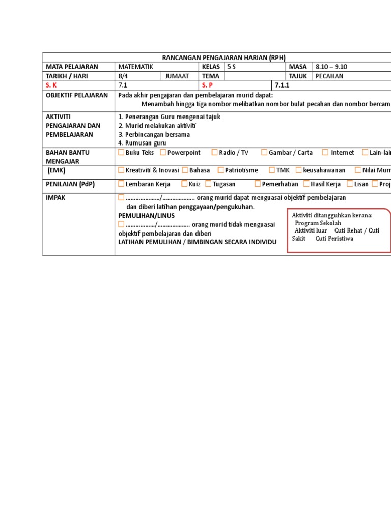 RPH Simple | PDF