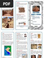 Triptico Cultura Wari | PDF | Cultura (general) | Arqueología