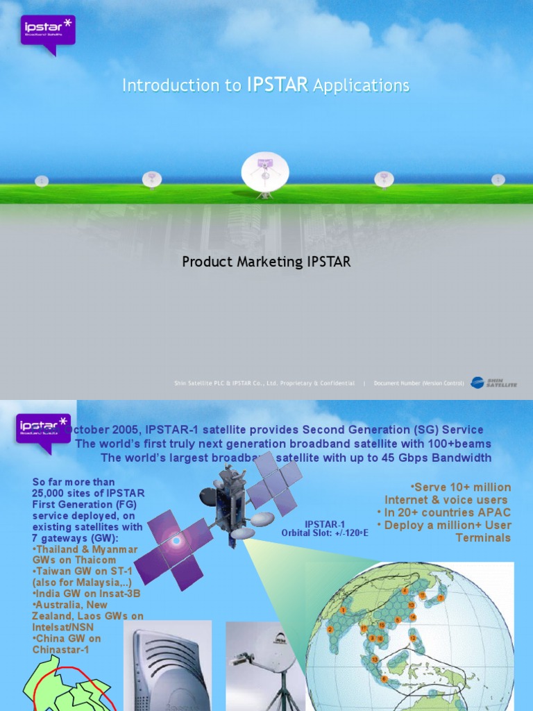 IPSTAR Applications Introduction - New Template1 | PDF | Internet ...