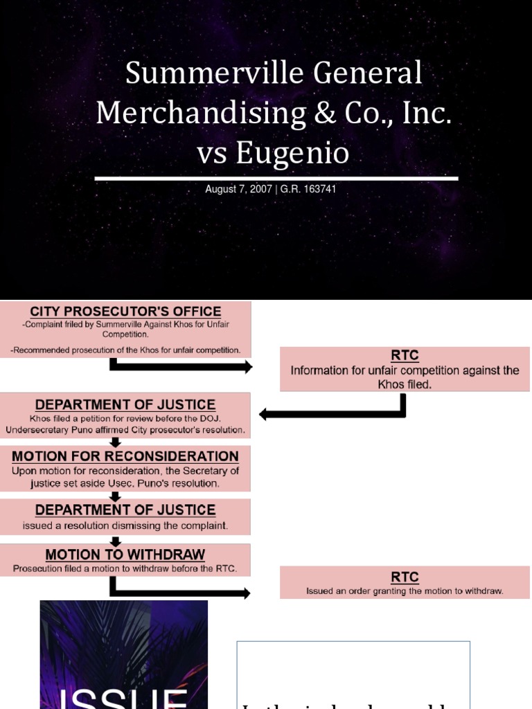 Summerville vs. Eugenio (Final) | PDF