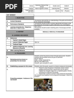 DLL Matatag - Science 7 Q2 W1 | PDF | Cell (Biology) | Microscope