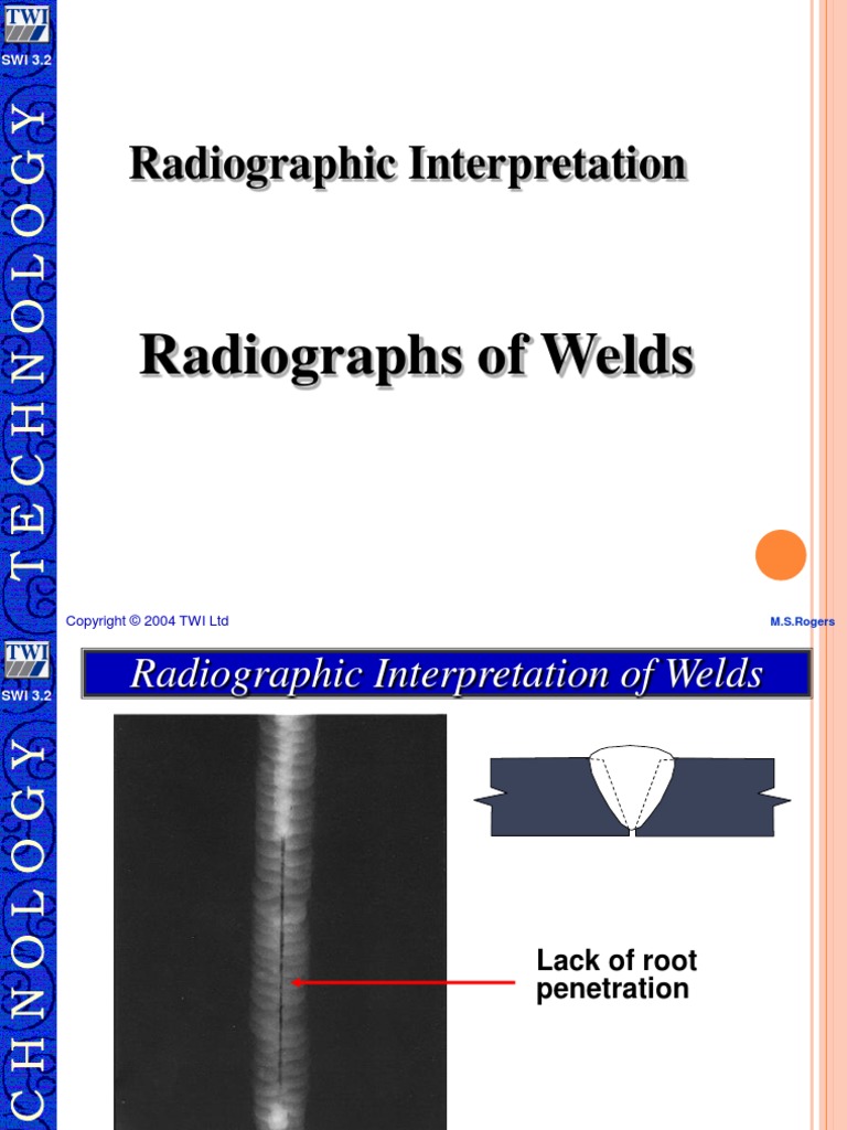 Radiographic Interpretation: Radiographs of Welds | PDF | Welding ...