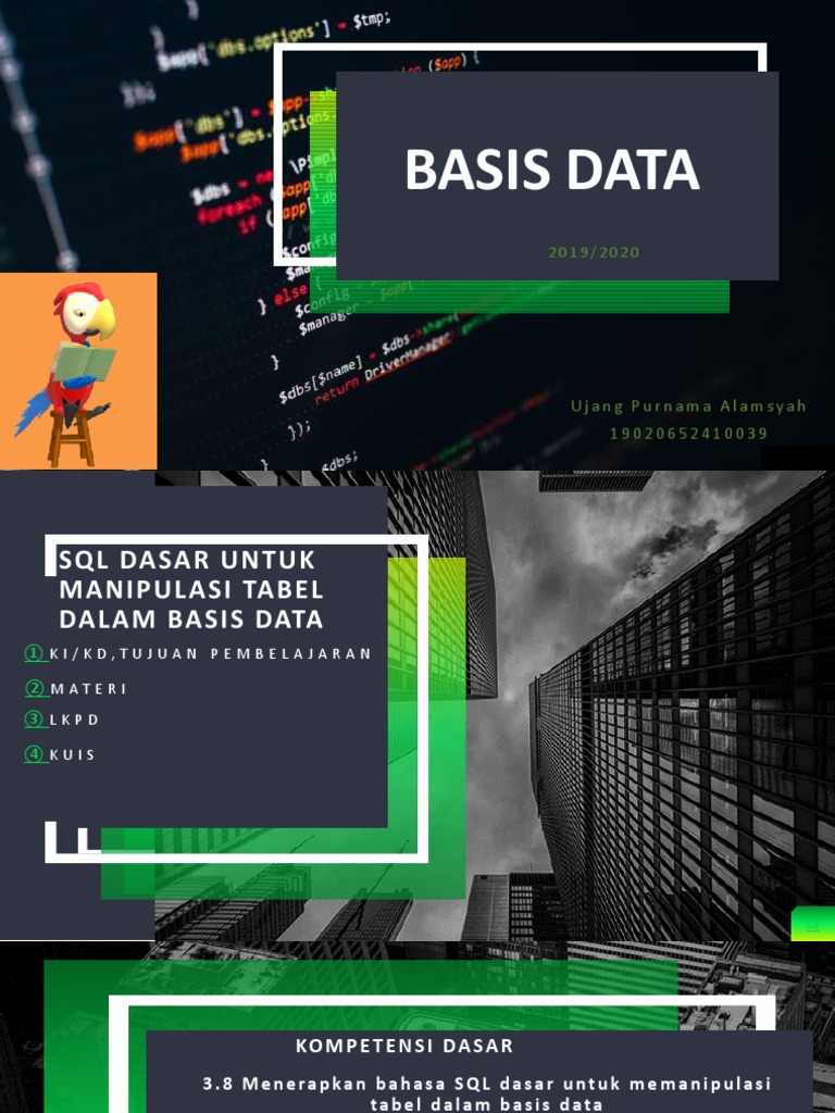 Media Bahan Ajar Basis Data | PDF