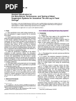 Astm C1396 C1396M-17 | PDF | Drywall | Plaster