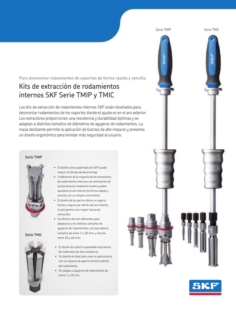 Extractor Rodamientos SKF | PDF | Física Aplicada e Interdisciplinaria ...