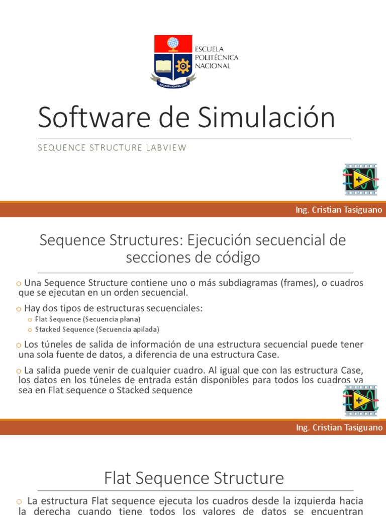 Estructuras de Secuencia en LabVIEW | PDF | Ingeniería de software ...